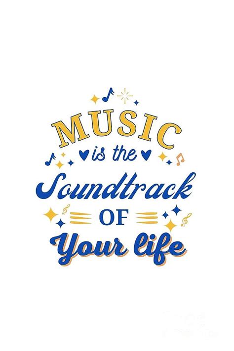 Music Is The Soundtrack Of Your Life Tapestry Textile By Mike Sofia