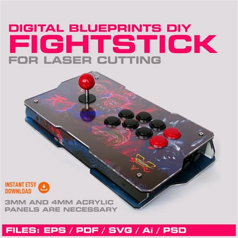 Arcade Stick Etsy