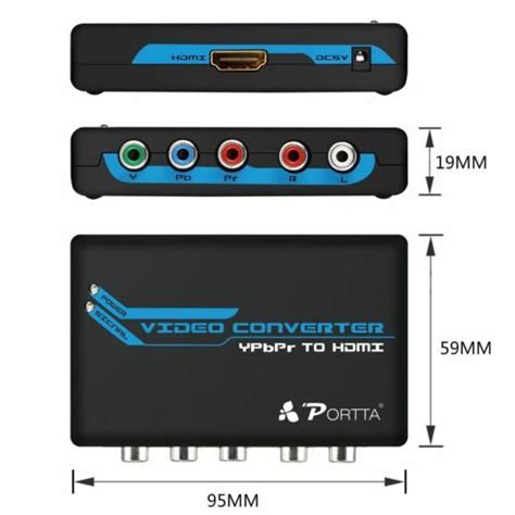 Portta Hdmi To Component
