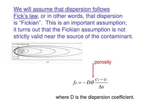 Ppt Derivation Of The Advection Dispersion Equation Ade Powerpoint