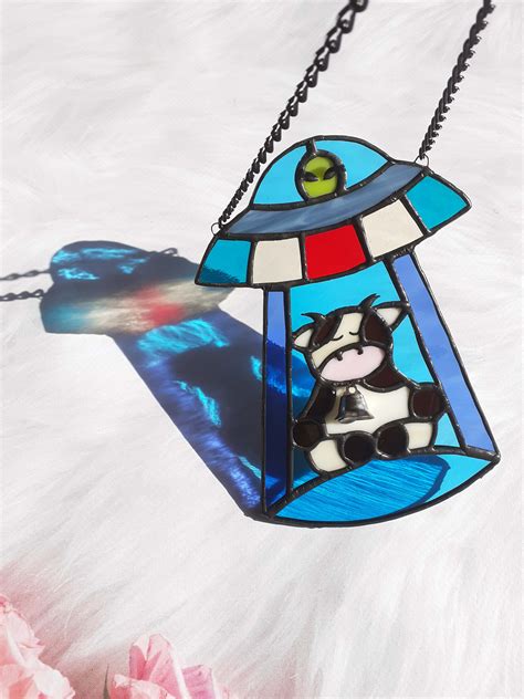 Ufo Stained Glass Stained Glass Window Hangings Ufo Suncat Inspire