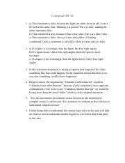 Conceptual HW B Pdf Conceptual HW B A This Statement Is False Because The Light Can
