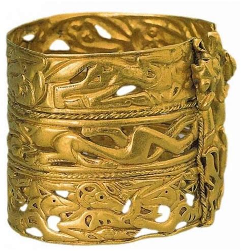 браслет с изображением зверей 5 4 век Ethnic Jewelry Antique Jewelry