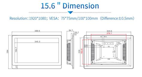 21 5 TFT Fanless Touch Panel Computer Capacitive Touch Panel PC And