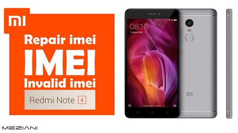 Repair Imei Xiaomi MI Redmi Note 4 Invalid Imei YouTube