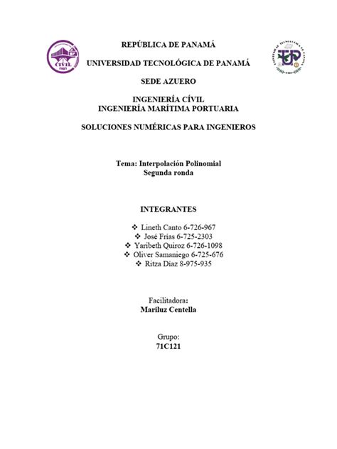 Interpolacion Polinomial Pdf Matemáticas De La Computación Ciencia Computacional