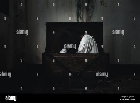 Horror Ghost Woman Asian Ghost Horror Creepy Scary Have Hair Covering
