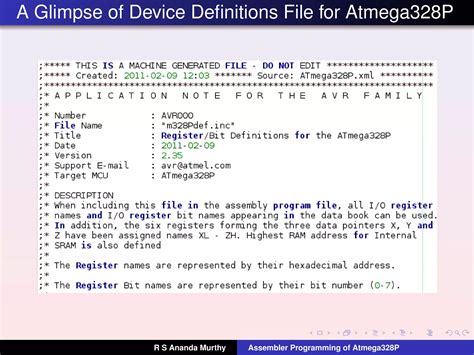 L11 Assembly Language Programming Of Atmega328 P Pdf Programming Languages Computing