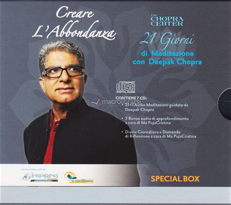 Creare Labbondanza 21 Giorni Di Meditazione Con Deepak Chopra 7 Cd