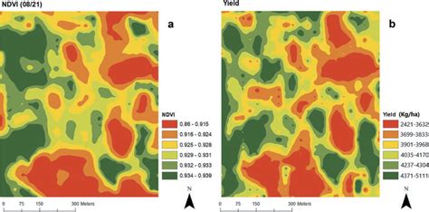 Normalized Difference Vegetation Index Ndvi Classes A Compared With Download Scientific