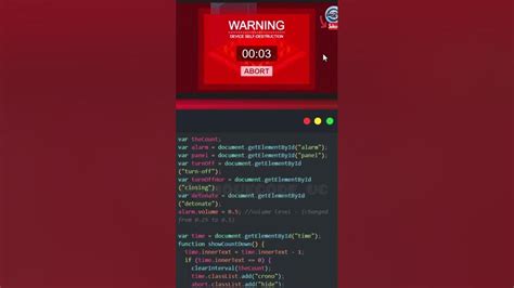Cool Self Destructive Button Using Html Css And Js Coding Tranding Shortvideo Frontend Youtube