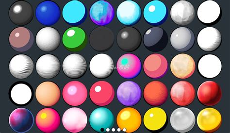 Matcap 卡通风格纹理的免费包 Cc可商用 Blender布的