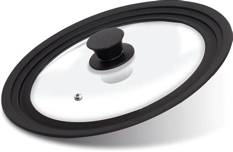 Lerykin Tempered Glass Lid Set Of 2 Universal Lids With