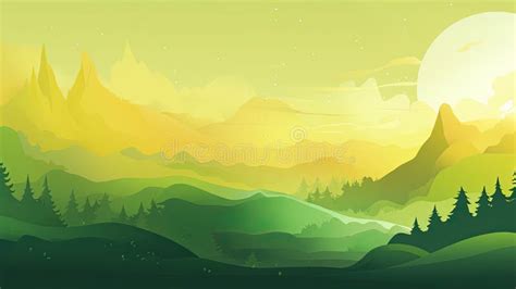 Nature Illustration Sunset Landscape Atmosphere Environment Theme