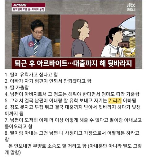 결혼해서 인생 아작 난 기러기 아빠 케이스 ㄷㄷ