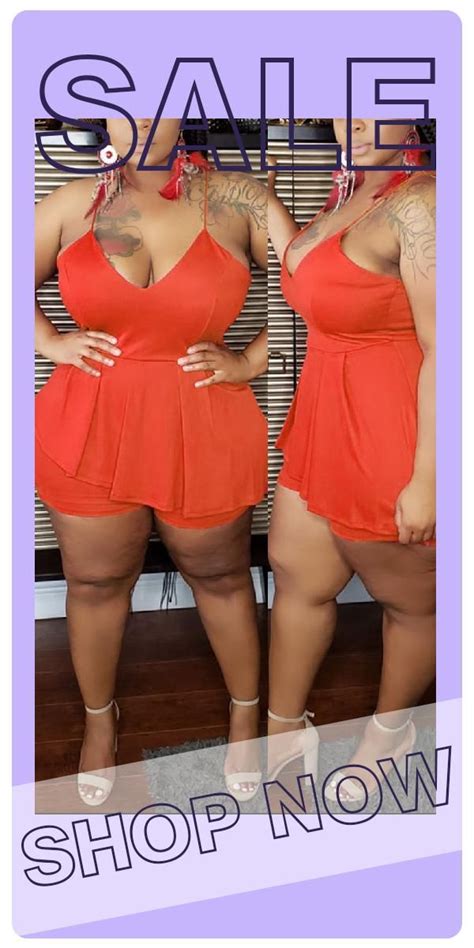 Red Sexy Fashion Plus Size Suspenders Romper Artofit