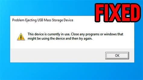 How To Fix Problem Ejecting Usb Mass Storage Device On Windows 1011