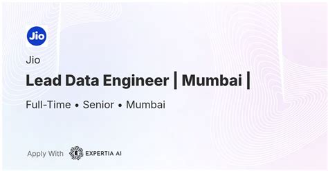 Lead Data Engineer Mumbai Job Mumbai Senior
