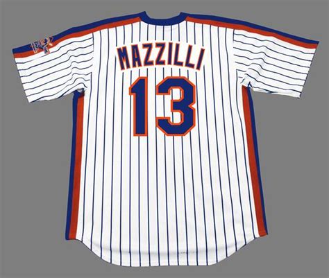 Majestic Lee Mazzilli New York Mets 1986 Cooperstown Baseball Jersey