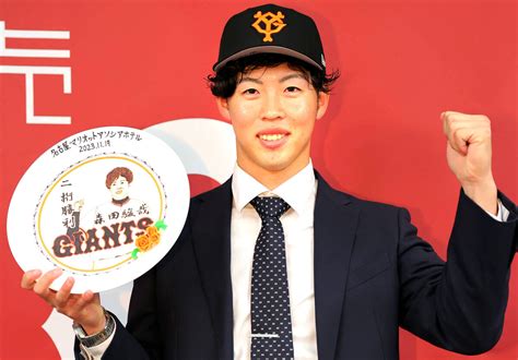 【巨人】ドラ2ホンダ鈴鹿・森田駿哉が仮契約 左のエース背番47に決定 「ジャイアンツのエンジンになりたい」 スポーツ報知