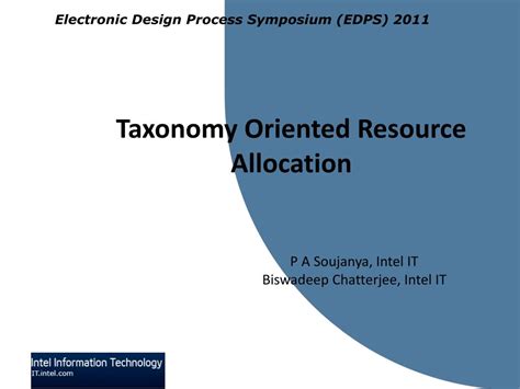 Ppt Taxonomy Oriented Resource Allocation Powerpoint Presentation