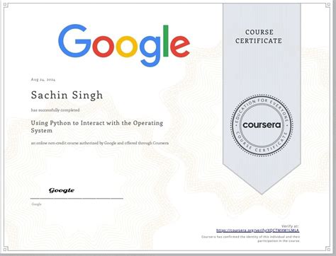 Sachin Singh On Linkedin Python Automation Learning Coursera Techskills Programming