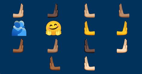 🤗 Drücken Emojis 🫷 🫸 🫂 🫷🏻 🫷🏼 🫷🏽