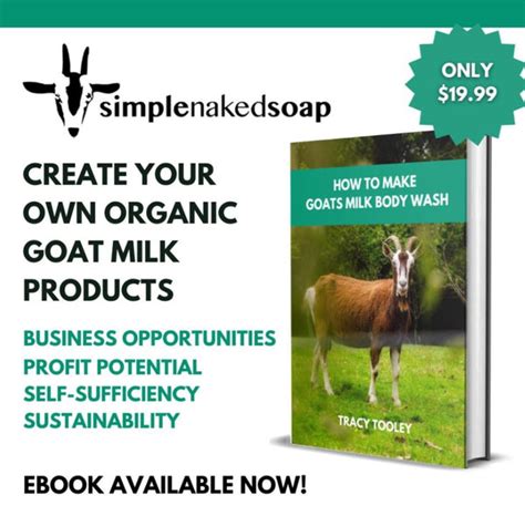 Simple Naked Soap Goats Milk Body Wash E Book