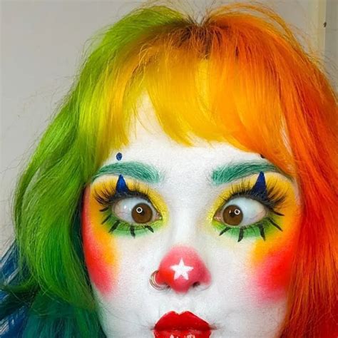 Pin By Jodi Ford On Spooky Soiree Looks In 2024 Cute Clown Makeup