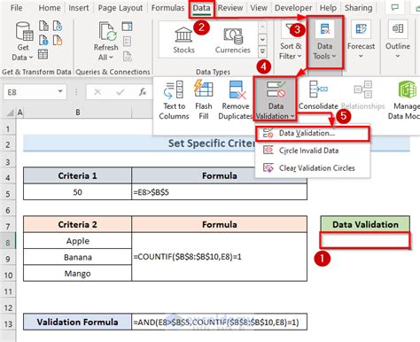 How To Apply Multiple Data Validation In One Cell In Excel 3 Methods