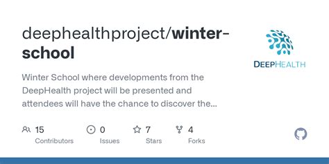 Github Deephealthproject Winter School Winter School Where Developments From The Deephealth