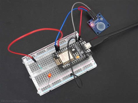 Ttp223b Capacitive Touch Sensor Interfacing With Nodemcu Nodemc