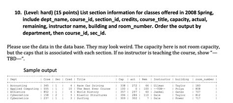 Solved This Is The Database And Tables I Am Working With Chegg