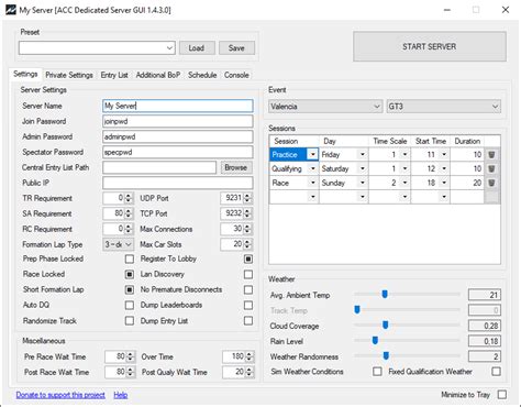 Acc Dedicated Server Gui Has Been Updated To Version 1430 Kunos Acc Dedicated Server Gui Has Been Updated To Version 1430 Kunos