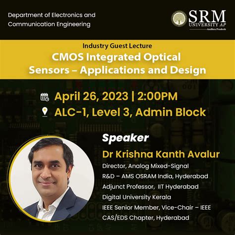 Srm University Ap On Linkedin Robotics Guestlecture Industryguestlecture Ece