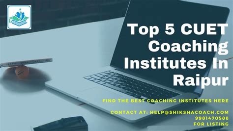 Top 5 Cuet Coaching Institutes In Raipur Fees Contact Details