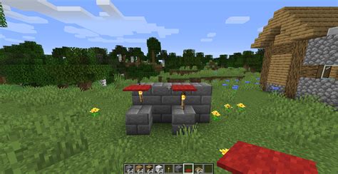 Torch Particle With Carpet Rminecraft