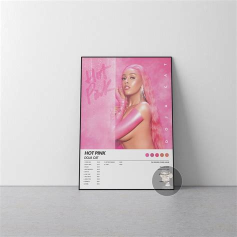 Doja Cat Hot Pink Album Cover Poster Etsy