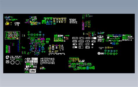 装修cad图块大全 Autocad 模型图纸下载 懒石网