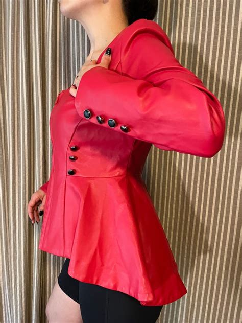 Red Ringmaster Costume Jacket Gem