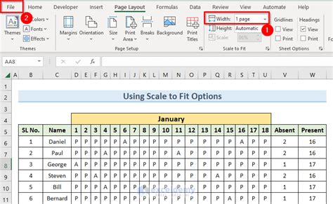 How To Perform Page Scaling In Excel 4 Quick Tricks
