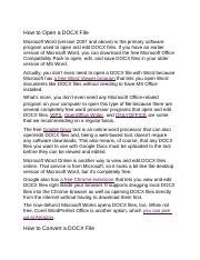 Untitled Document 4 Docx How To Open A DOCX File Microsoft Word Version 2007 And Above Is The