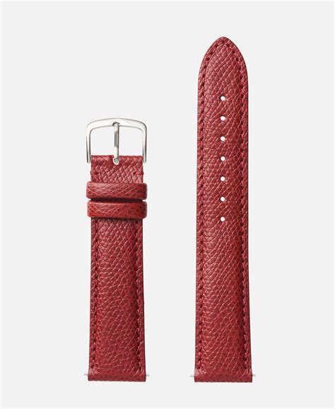 Burgundy Genuine Epsom Leather H2045 Hadley