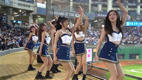 【黑鼠】20240412 富邦悍將 Fubon Guardians Fubon Angels 中場舞 Tiffany 檸檬 維心 卡洛琳 安娜