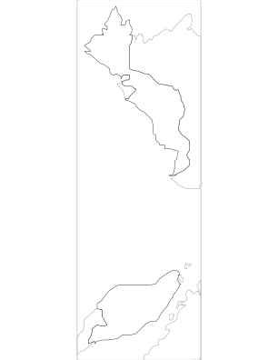 Mapa Do Druku Konturowa Malezja MapyKonturowe