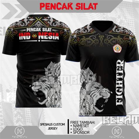 Jual JERSEY PENCAK SILAT PRINTING TERBARU JERSEY BELA DIRI CUSTOM JERSEY PENCAK SILAT MURAH