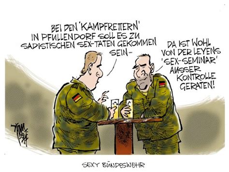 Von Der Leyen Plant Für Die Bundeswehr Sex Seminare Archives Janson Karikatur