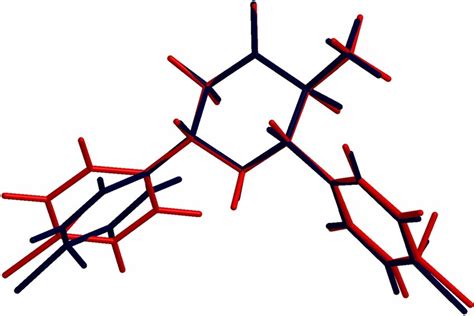 Atom By Atom Superimposition Of The Structures Calculated Red Over