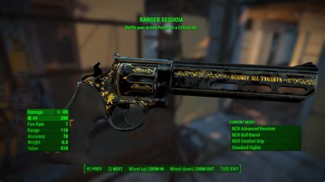 Standalone Ncr Ranger Sequoia 44 Magnum At Fallout 4 Nexus Mods And