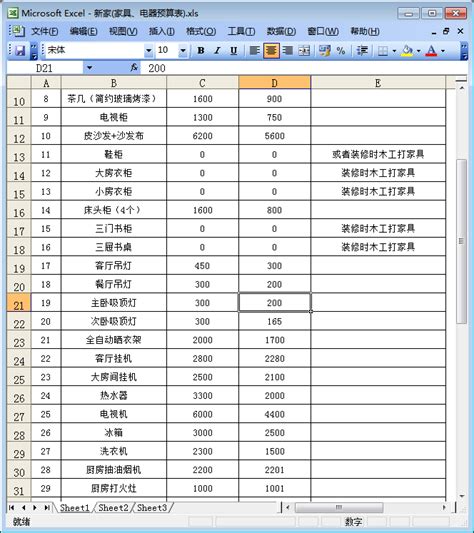 预算表格 简单预算表 财务预算表 第7页 大山谷图库